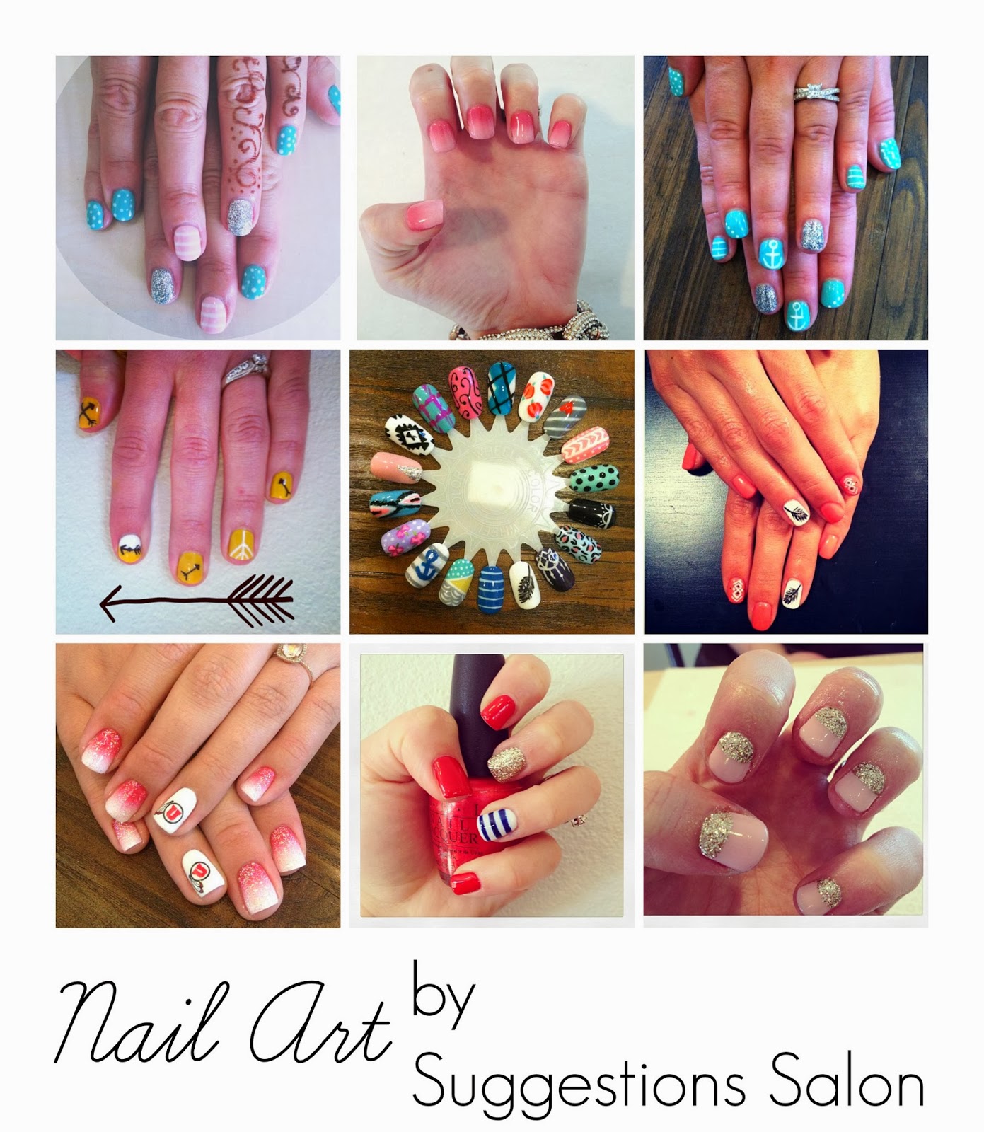 Suggestions Salon: Pretty Nail Art By Alexa, Steph & Bri