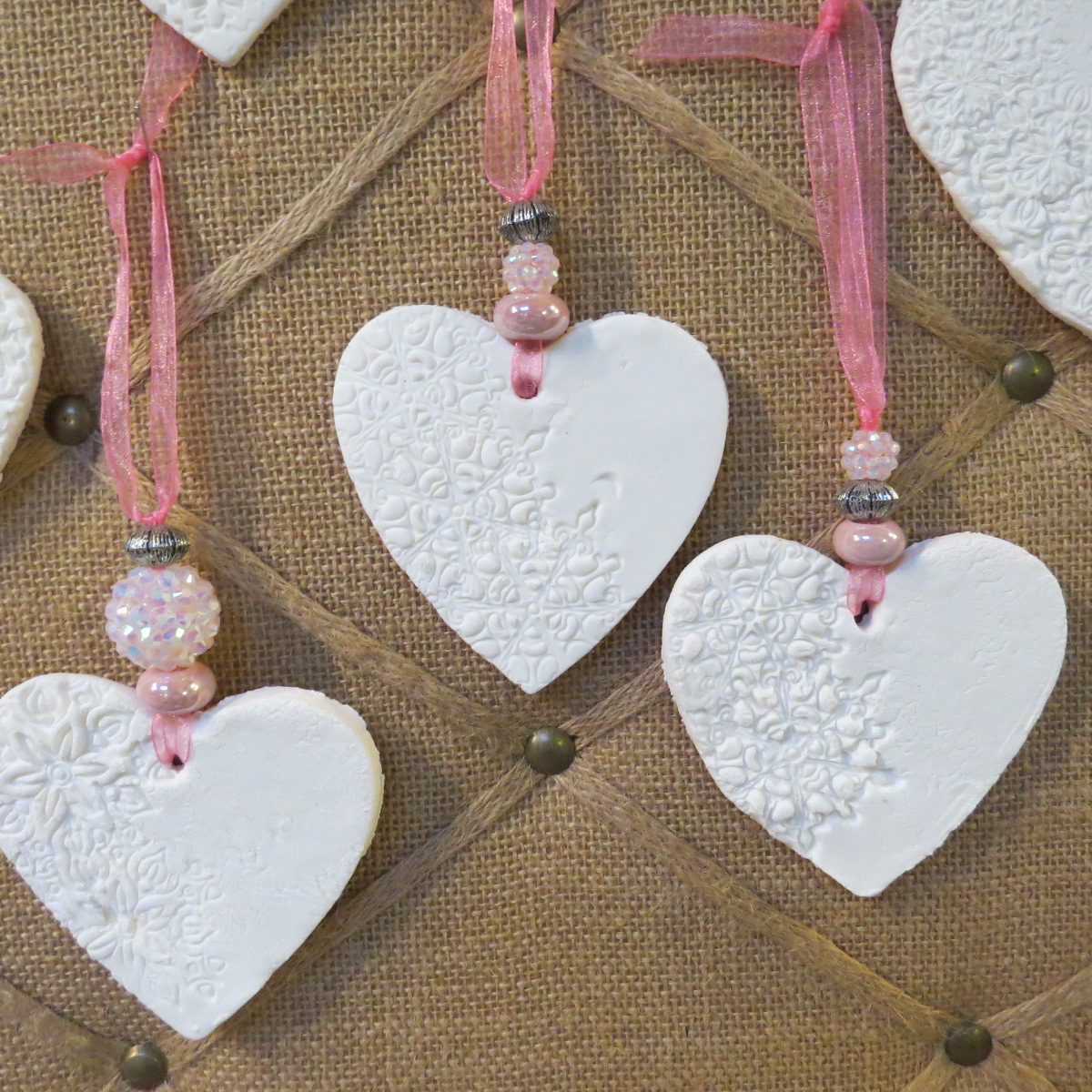 DesignsandEvents: Cornstarch Ornaments: A New Valentine Craft...For Me!