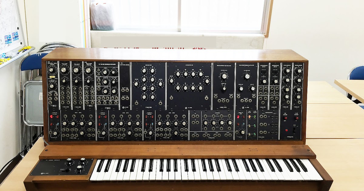 MATRIXSYNTH: Moog System 35A Modular Synth with 951 Keyboard Controller SN 7414