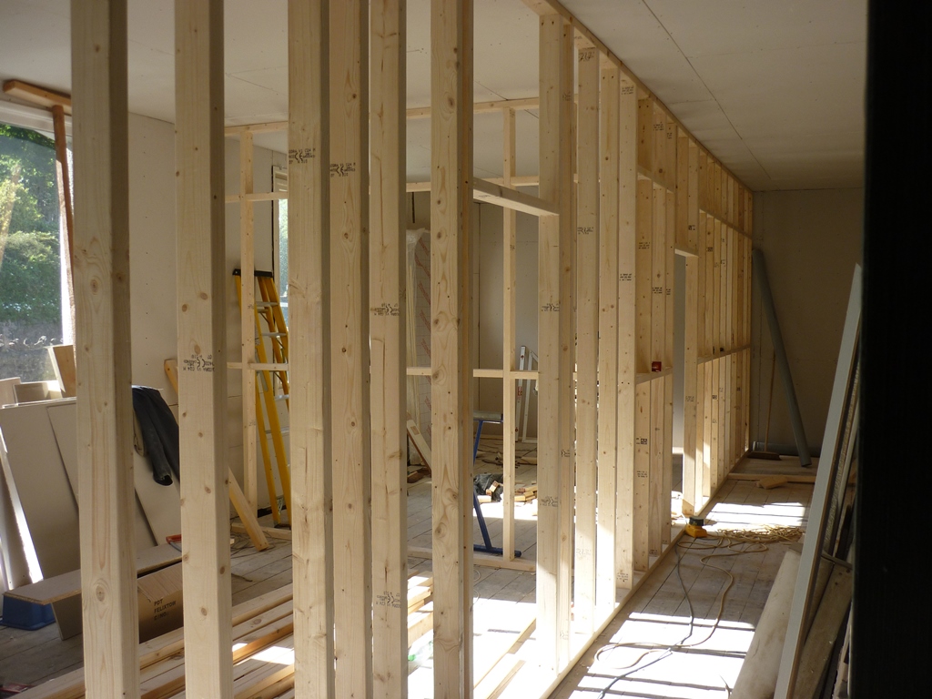 Sawdust In My Socks: Stud Work At An Office Refit