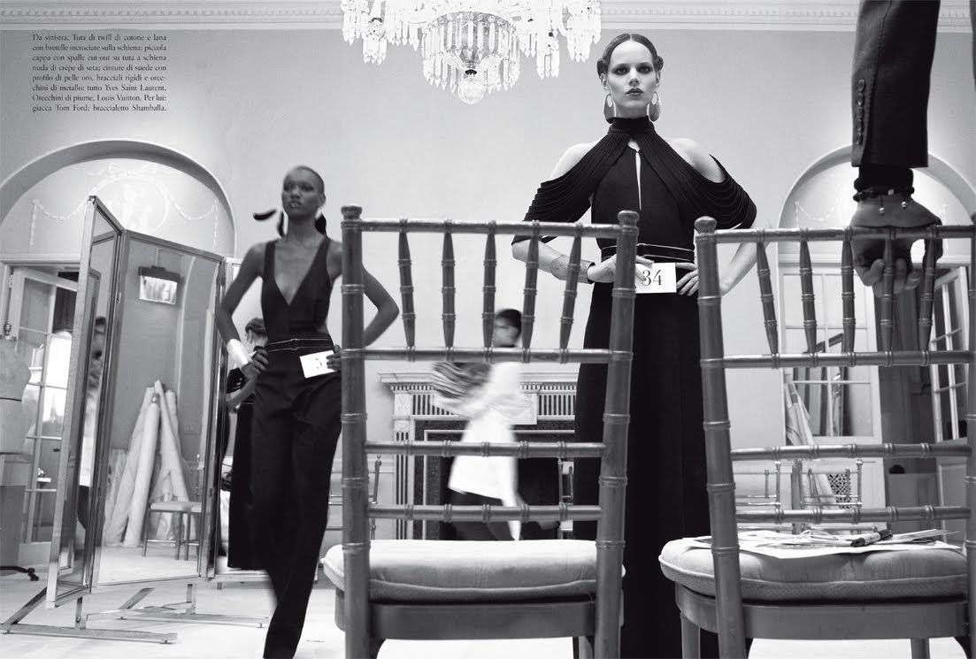 fashion production: steven meisel