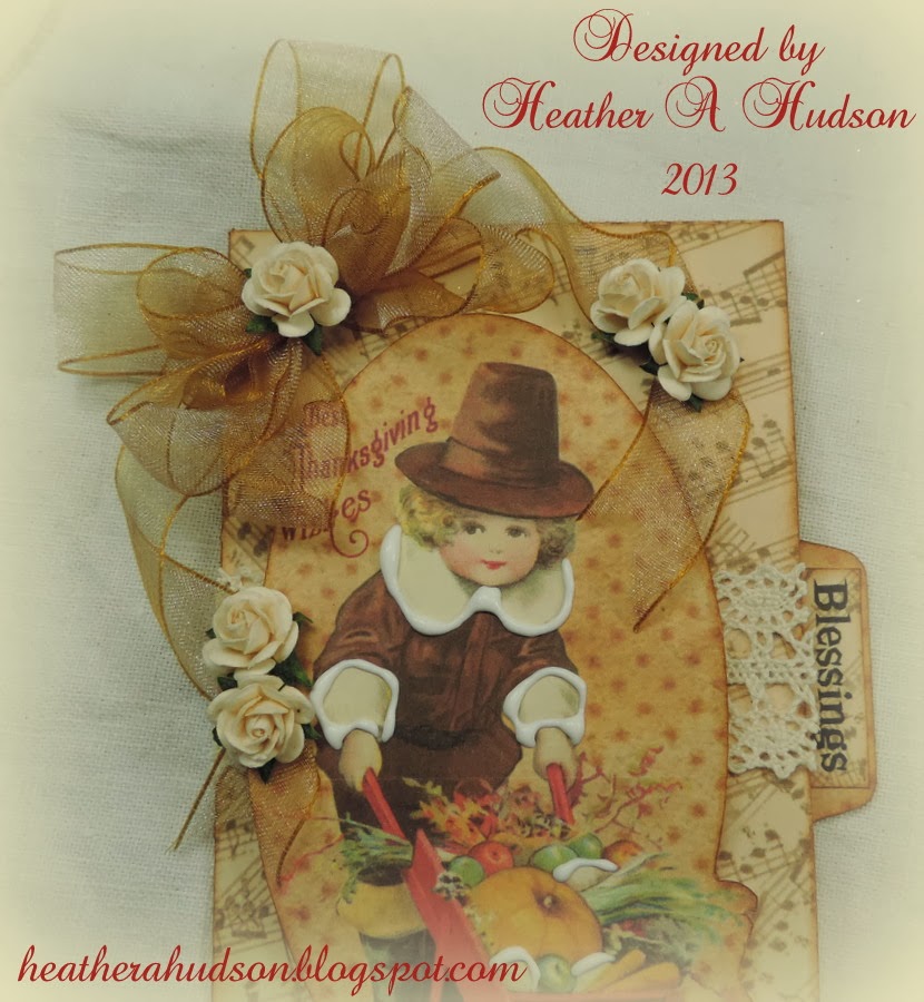 Heather A Hudson: Thanksgiving Hostess Gift Card set