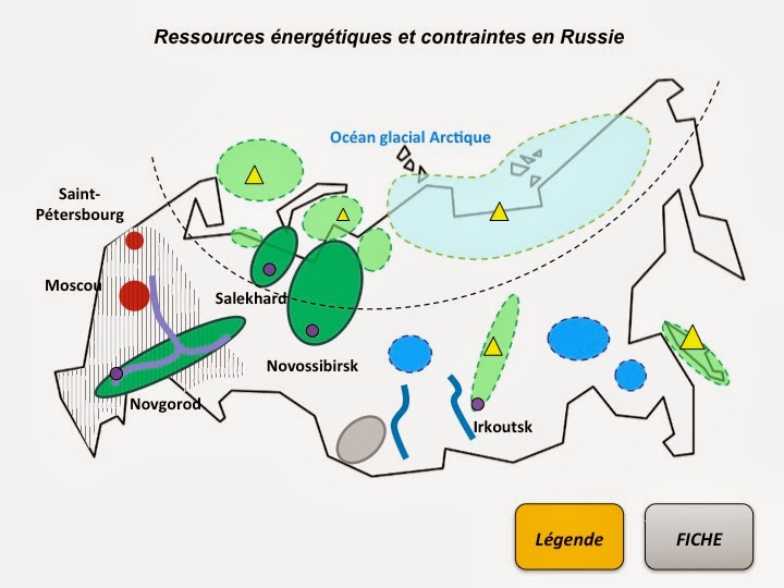 Hist-geomontfort: 2nde2 - carte de la Russie sur les hydrocarbures