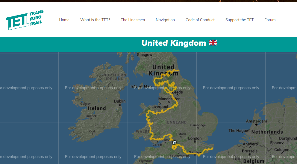 The Turtle and the Chicken Go Riding...: Trans Euro Trail: UK Part - Set Up