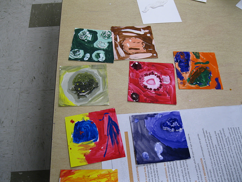 The Art Room at The Falcon Academy of Creative Arts: 5th grade art