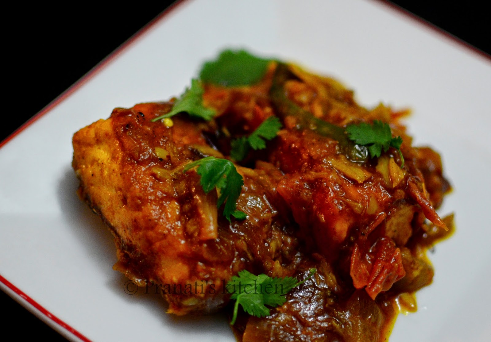 Delicious Recipes 4m Pranati's Kitchen: Fish masala fry (macha jhal)