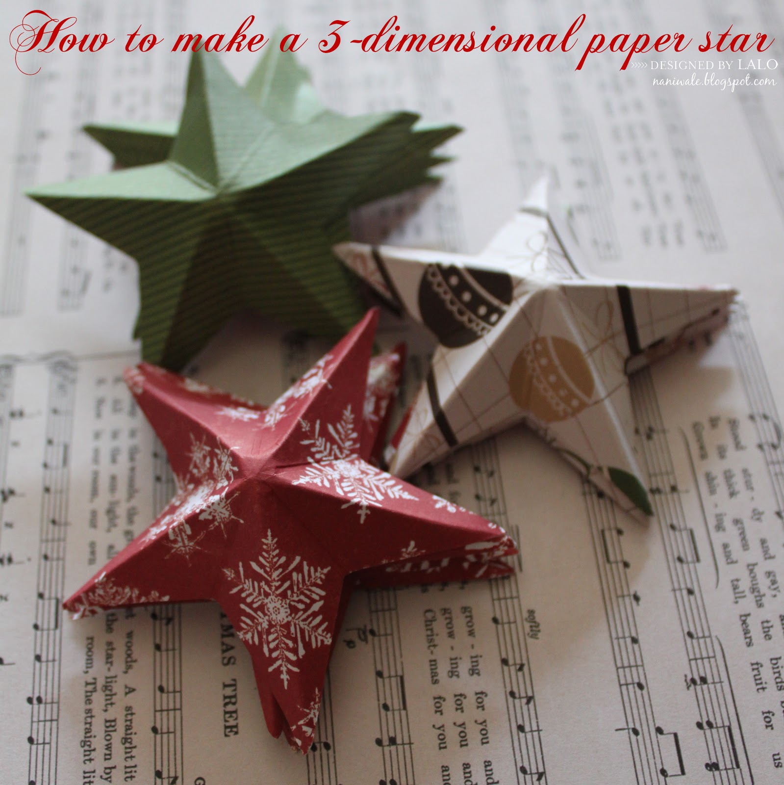 Naniwale: Day 2 of 12 - 3D Star tutorial