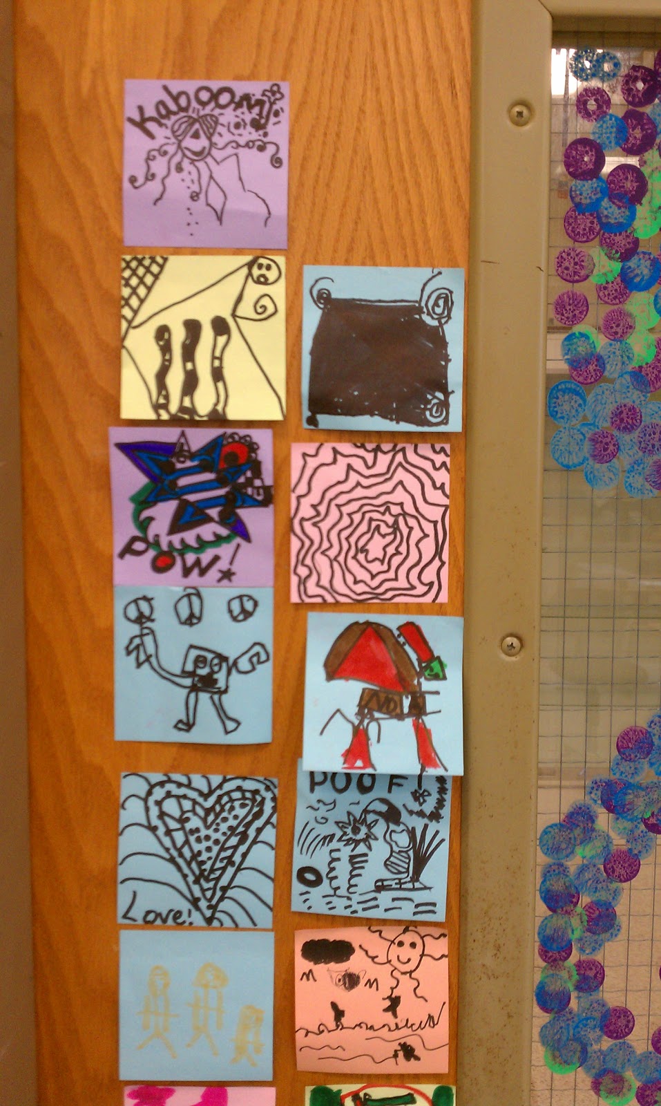 Art Rocks!: The Doodle Wall Takes Post