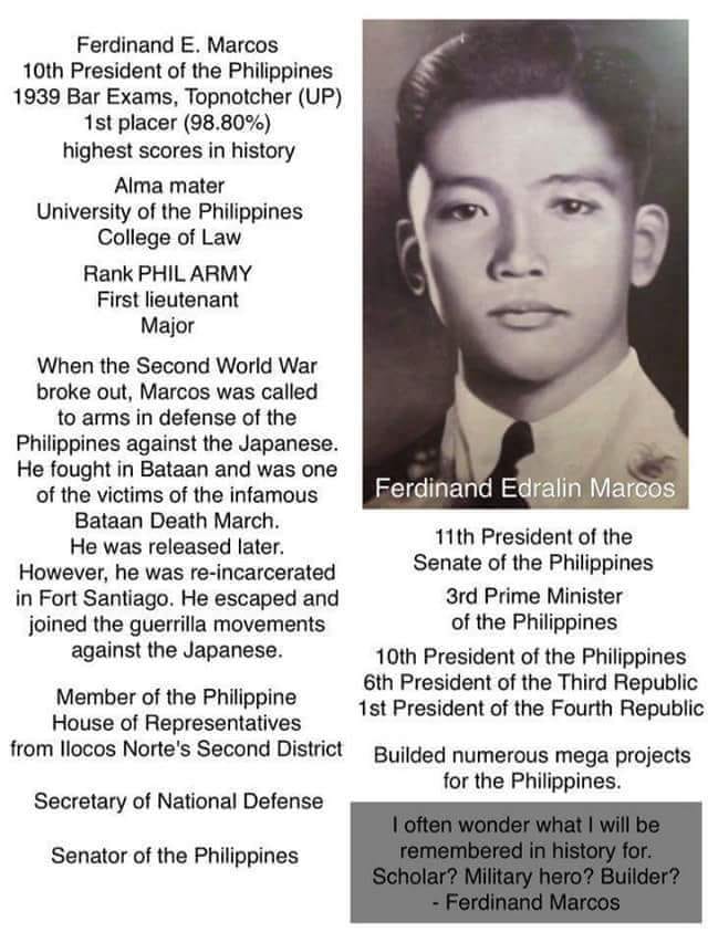 PHILIPPINE HISTORY TRIVIA - Marcos Legacy