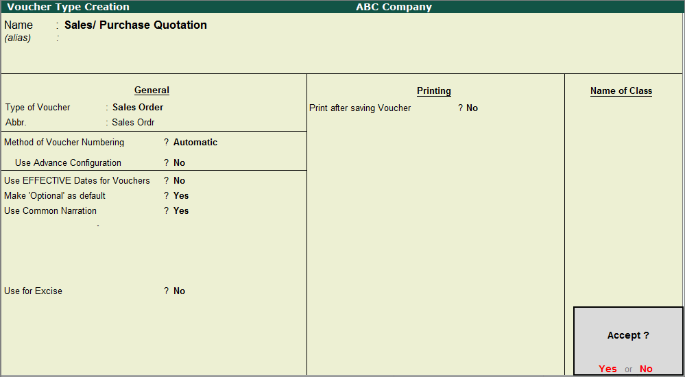 TallyERP9Book : How to print a quotation in Tally.ERP9?