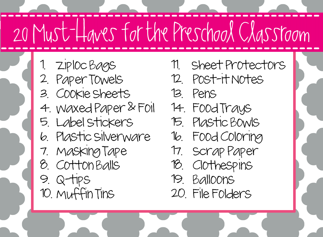 Preschool Ponderings Must Haves For The Preschool Classroom preschool-ponderings-must-haves-for-the-preschool-classroom