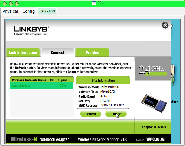 information computer: Build a LAN with Wireless [Packet Tracer]