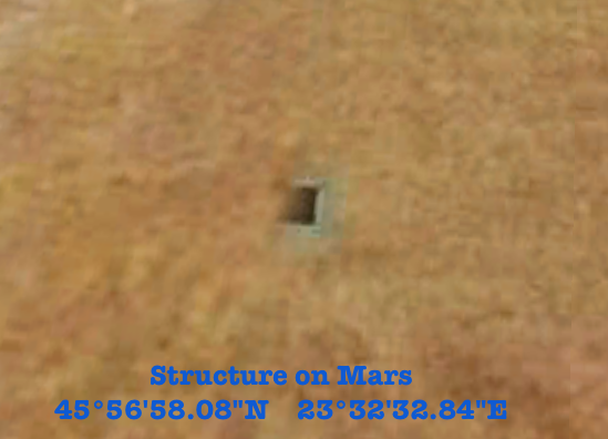 UFO SIGHTINGS DAILY: 160 Meter Structure Discovered On Mars, Close Up ...