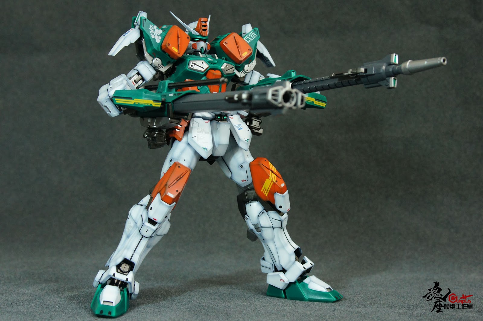 MG 1/100 Buster Gundam customized build
