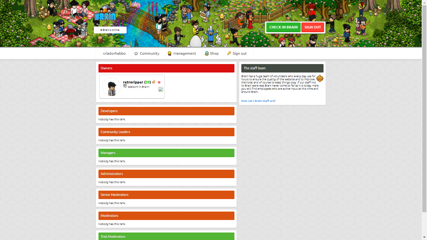 [CMS] BrainCMS v1.7.2 - Criador de habbo