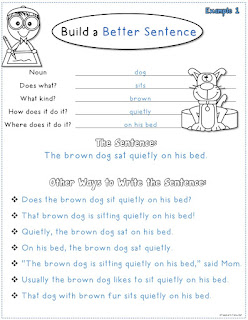 Building Better Sentences by Adding Details and a FREEBIE | Teacher's ...
