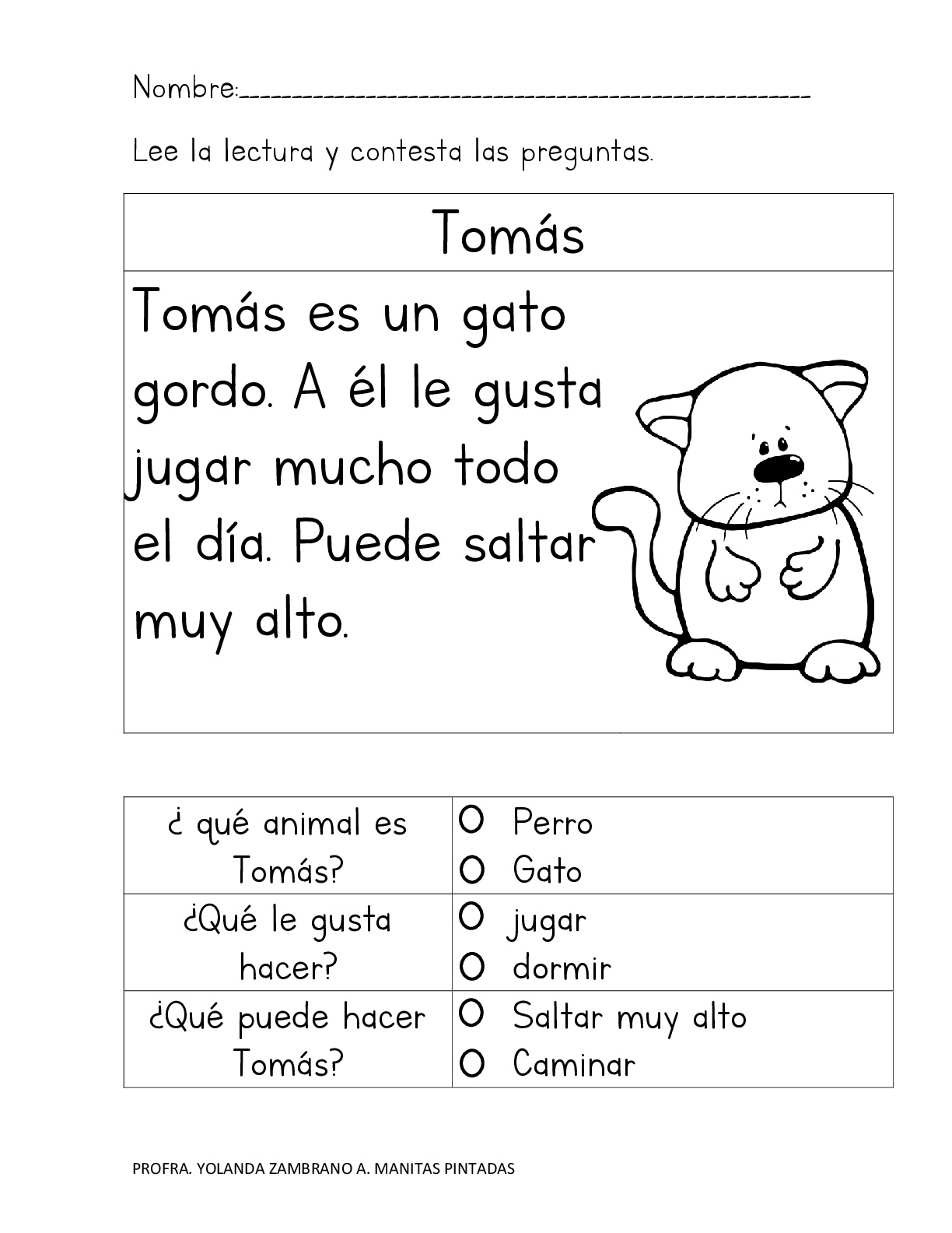 EL MUNDO MÁGICO DE LA LECTURA : Tomás