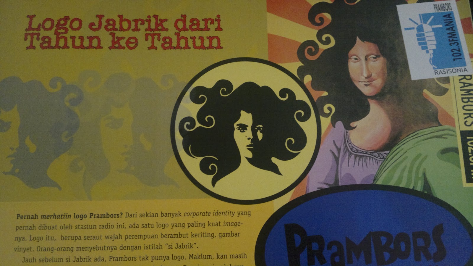 Radio Branding Materials: Book | Prambors 102.30 Tahun (2001)