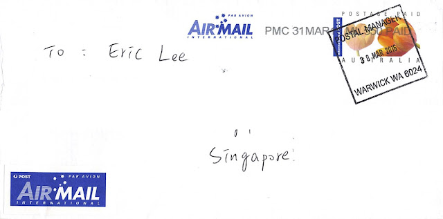 Eric's Philatelic Collection: Prepaid Envelope From Australia