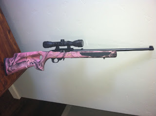 Jordan and Karen in the City: My PINK .22 Rifle, complete!