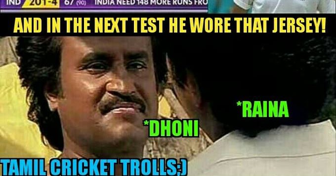 That friendship between raina and dhoni ~ Tamil Cricket Trolls