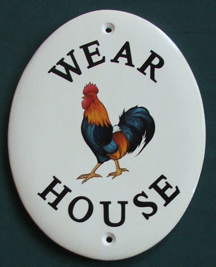 Hand Painted House Signs by Ceramic Art: Hand Painted Ceramic Signs ...