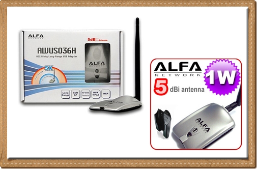 ALFA AWUS036H 1000mW ~ Net Adapter Shop