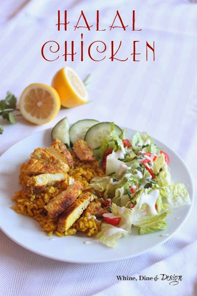 Whine, Dine and Design: Cheater Halal Chicken