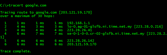 How to run and read traceroute test in Windows, Networking!