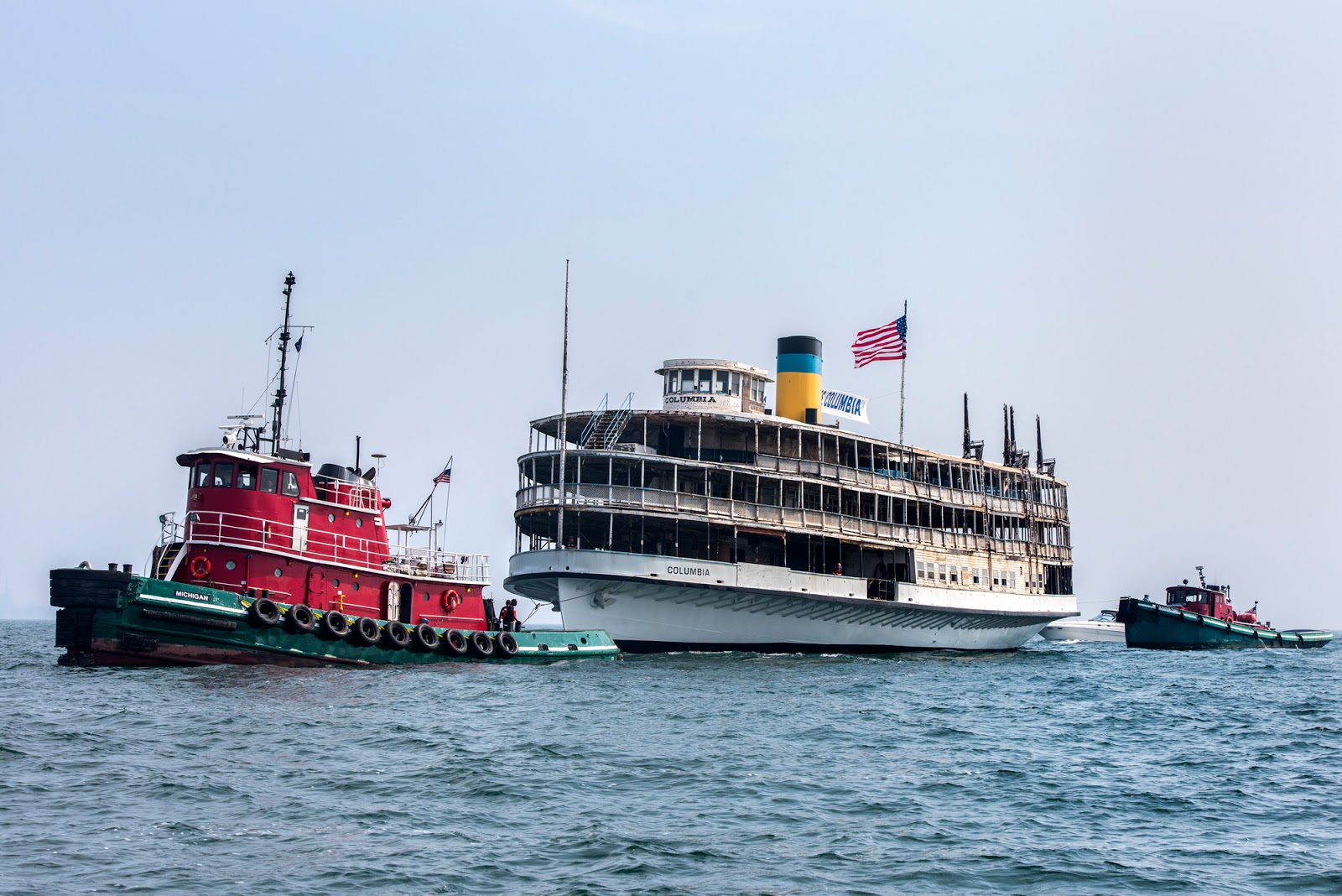 The Gossips of Rivertown: S.S. Columbia Arrives in New York