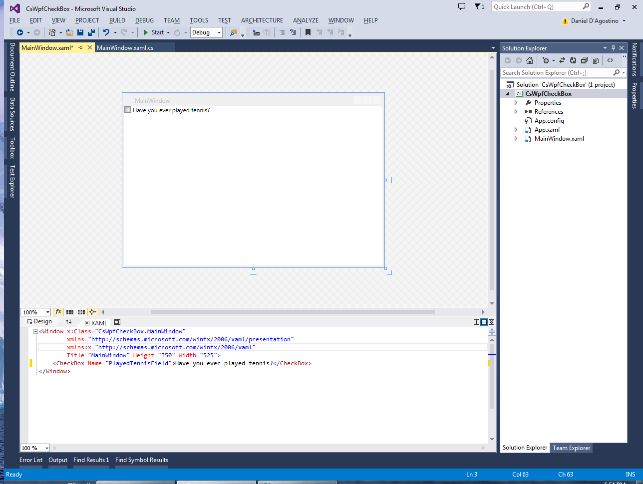 Programmers Ranch C Wpf Checkboxes