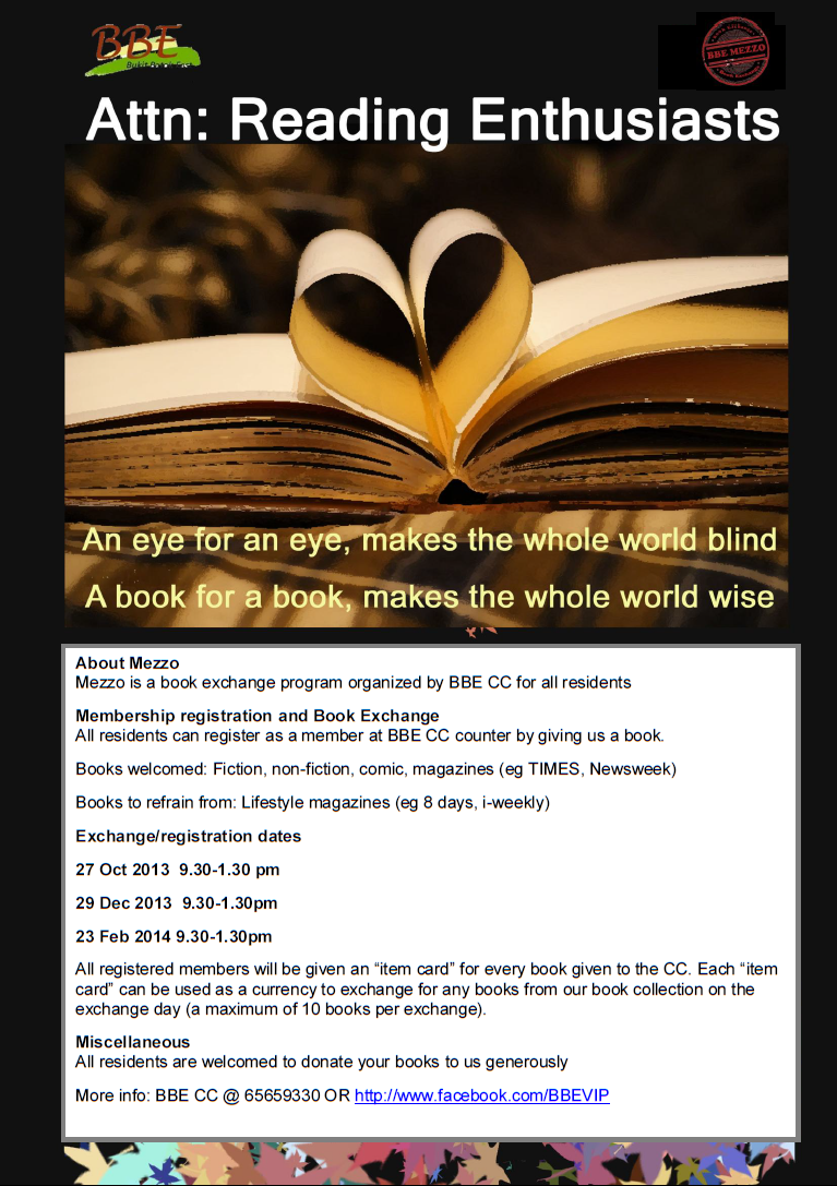 Bukit Batok East - Build. Bond. Engage.: Book Exchange Program