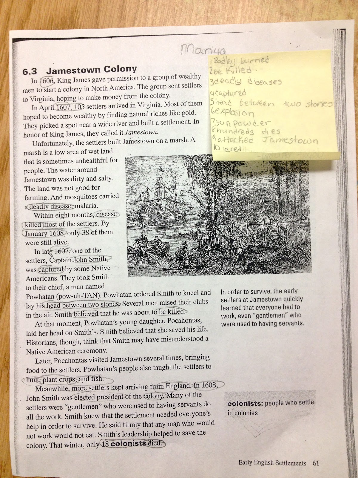 the ART of learning: Jamestown: A Horror Film