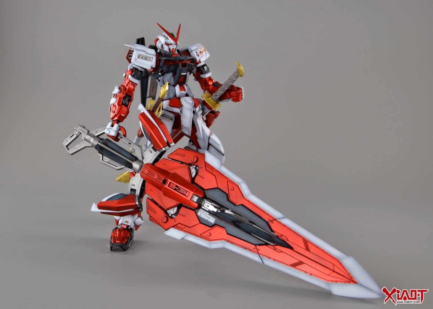 MG 1/100 Gundam Astray Red Frame Kai "Pre-Shading" Painted Build