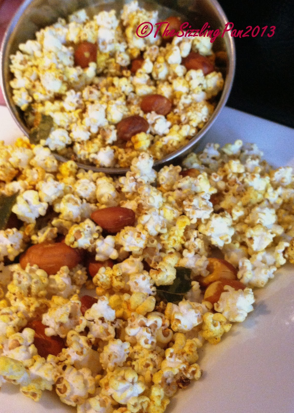 The Sizzling Pan: Puffed Sorghum / Popped Jowar Chivda