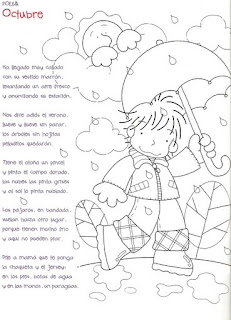 Fichas Infantiles: Poesía infantil de Octubre