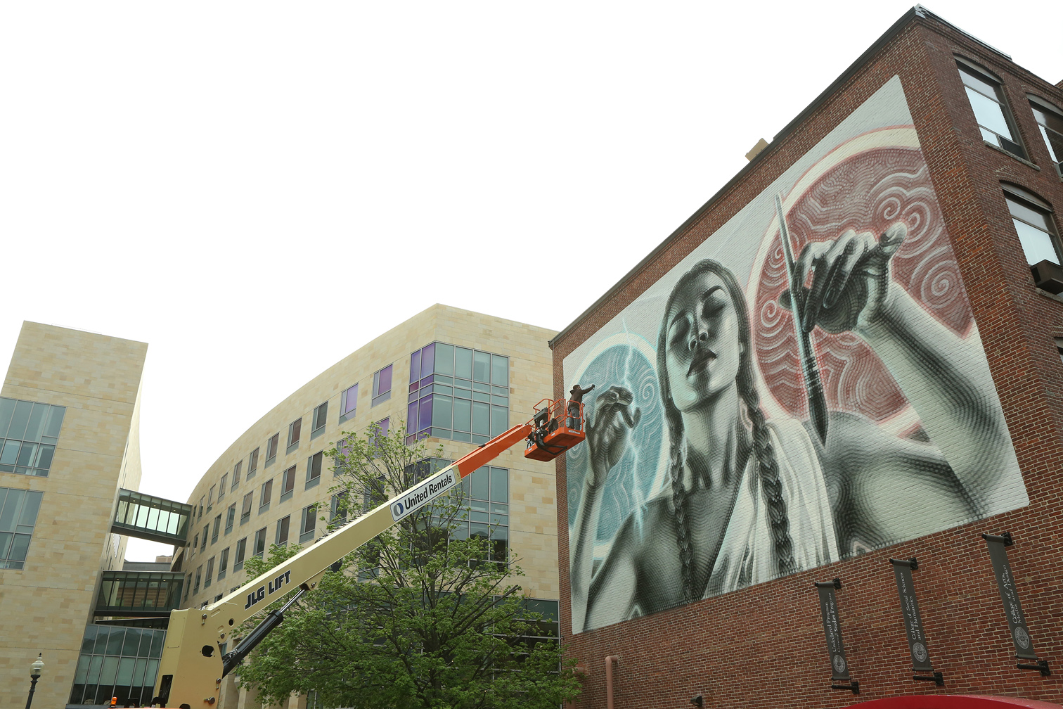MAC ART: "Ars et Scientia" : New mural in Boston for Northeastern ...