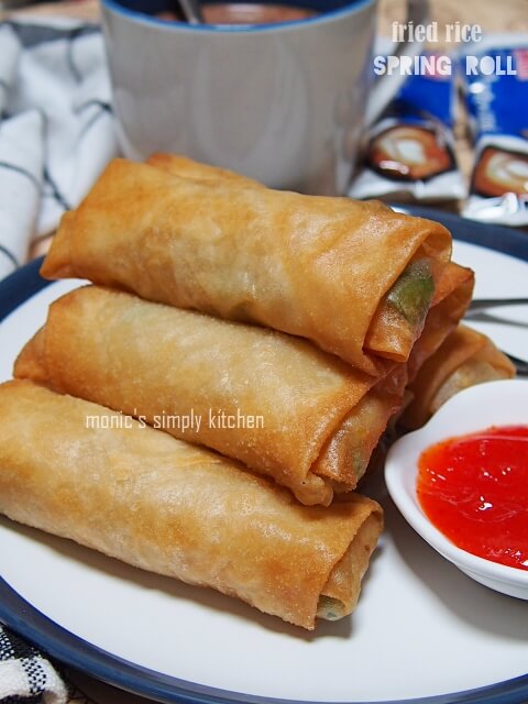 Lumpia Isi Nasi Goreng - Monic's Simply Kitchen
