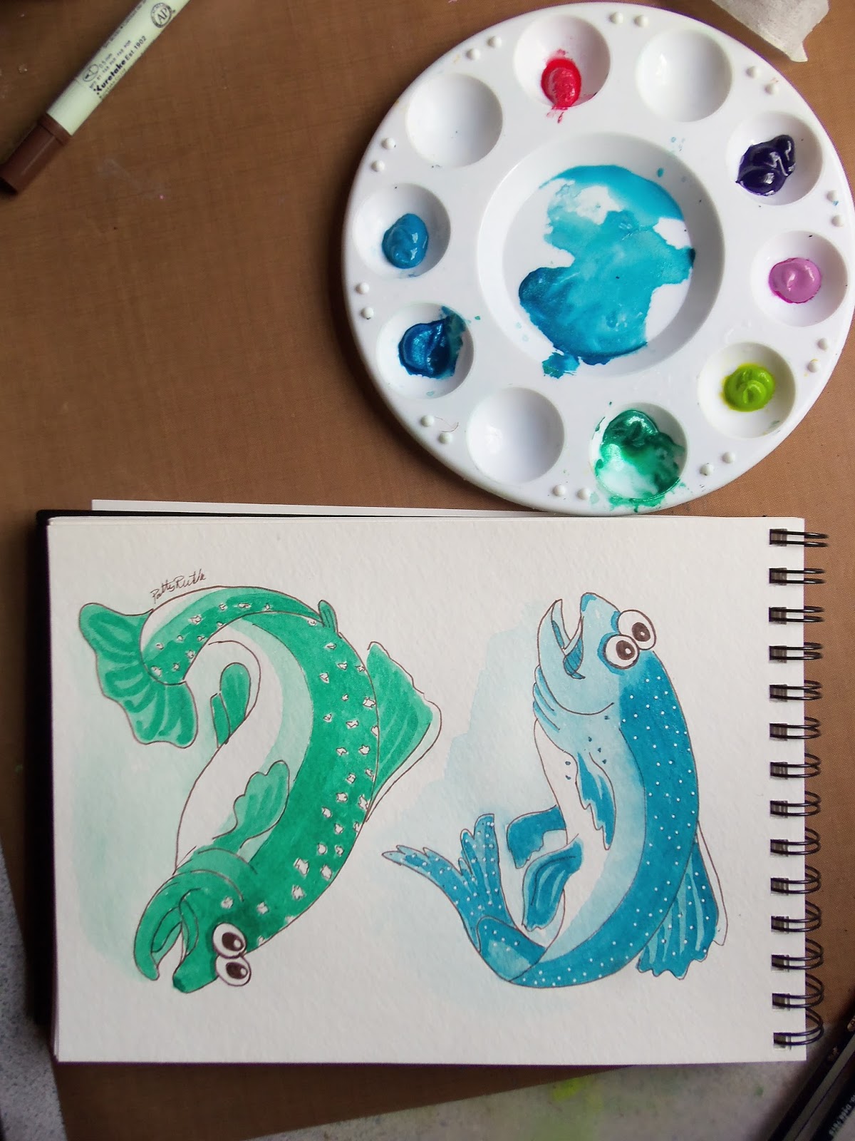 Plays With Pencils: One Fish, Two Fish