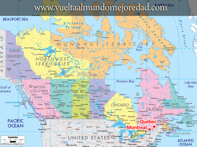 Volta ao Mundo Melhor Idade • 2013: CANADA • Início - Montreal