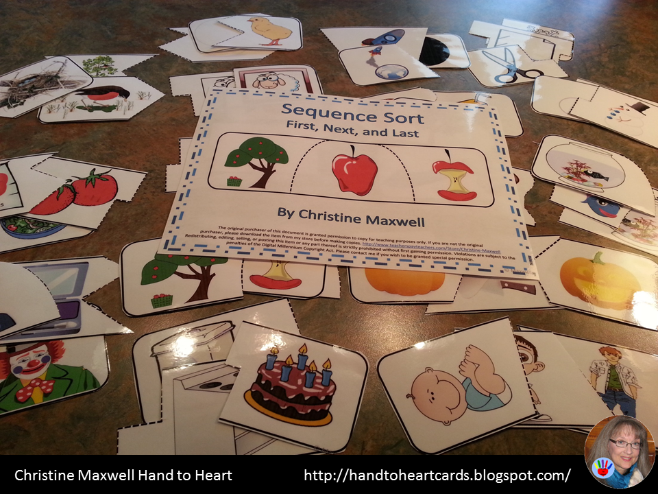 Hand to Heart : Sequence Sorting Puzzles or First, Next and Last