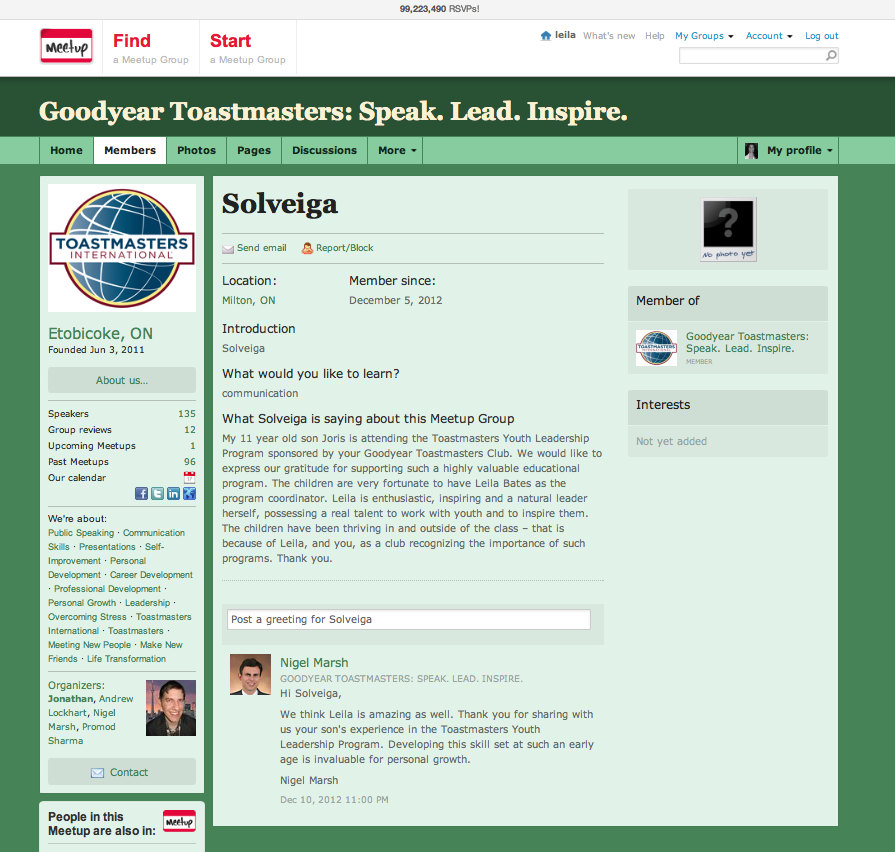 Goodyear Toastmasters: TOASTMASTERS YOUTH LEADERSHIP PROGRAM