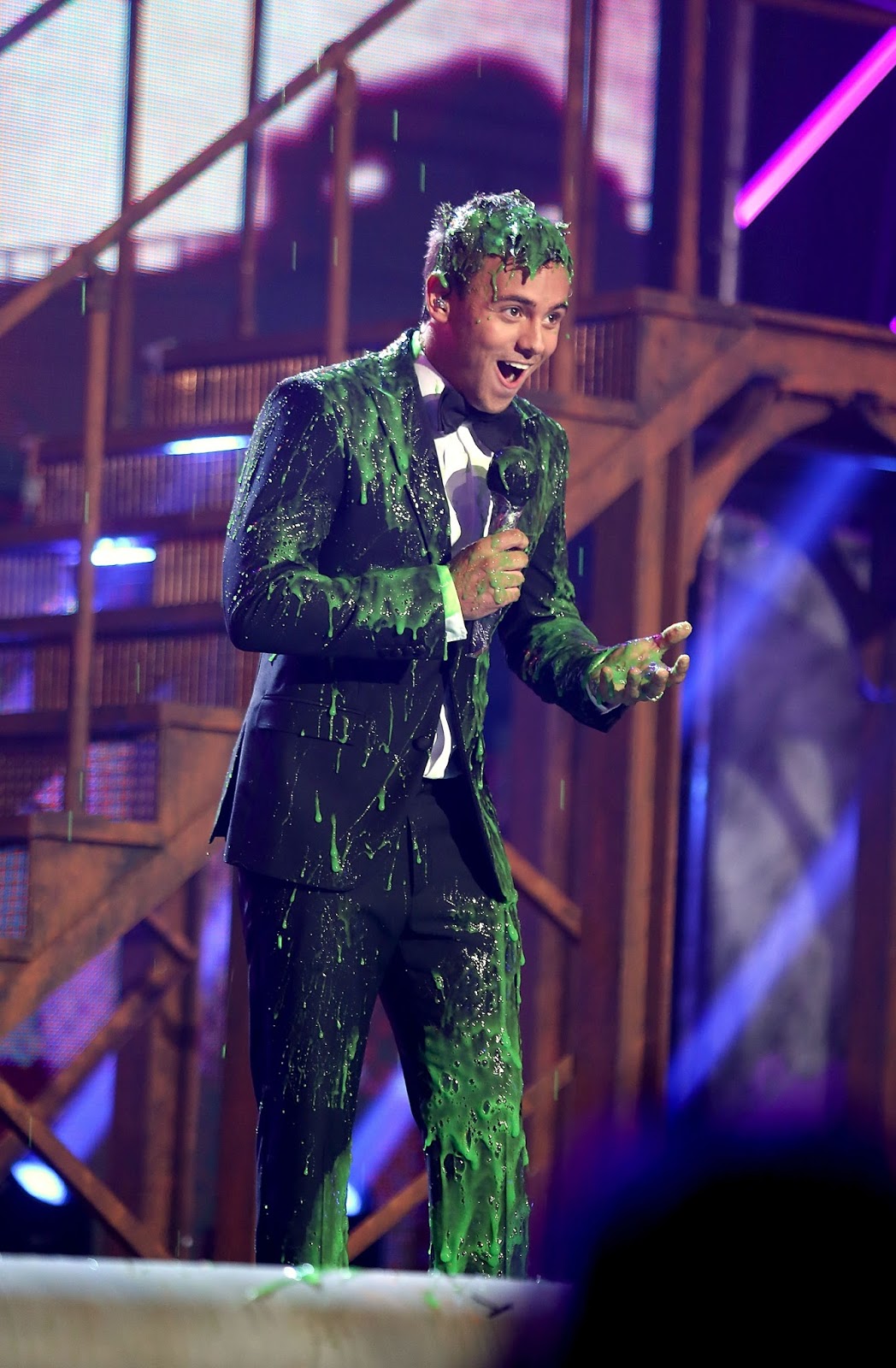 NickALive!: It's A Slime-Dunk For Team GB Olympian Tom Daley At ...