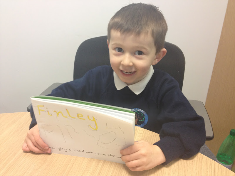 Broadford Primary: Finley Improves His Writing