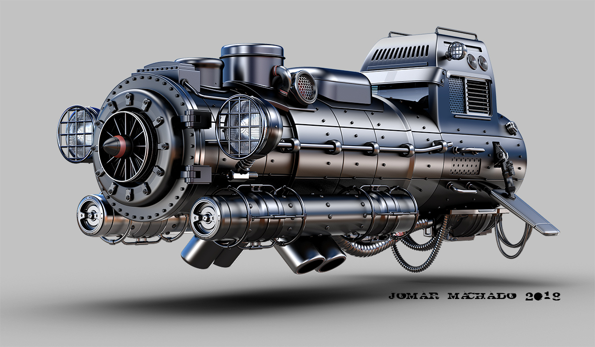 MY WORKS: Steam Hover Machine