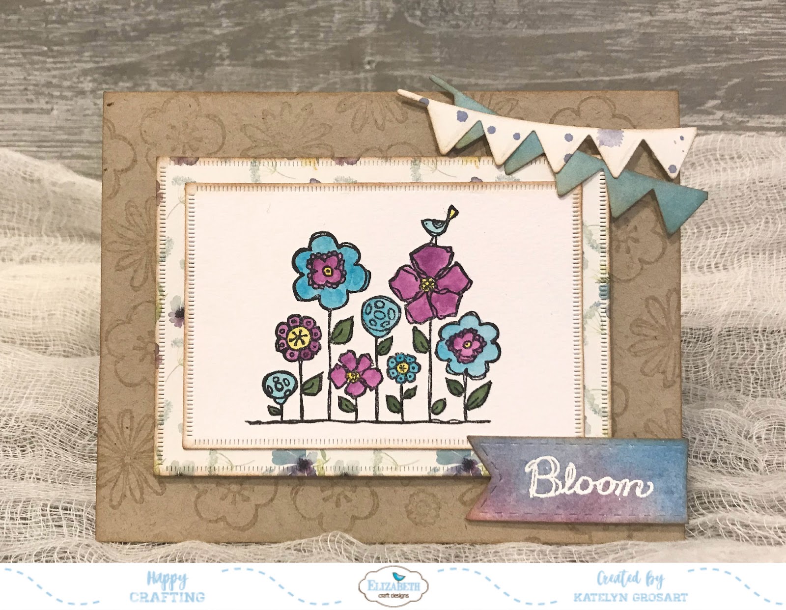 A Creative Journey: Flowers in Bloom Card