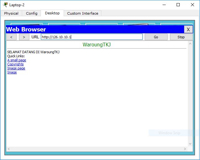 Konfigurasi Static Cisco Packet Tracer (1-Server,2-Router,1-Switch,4 ...