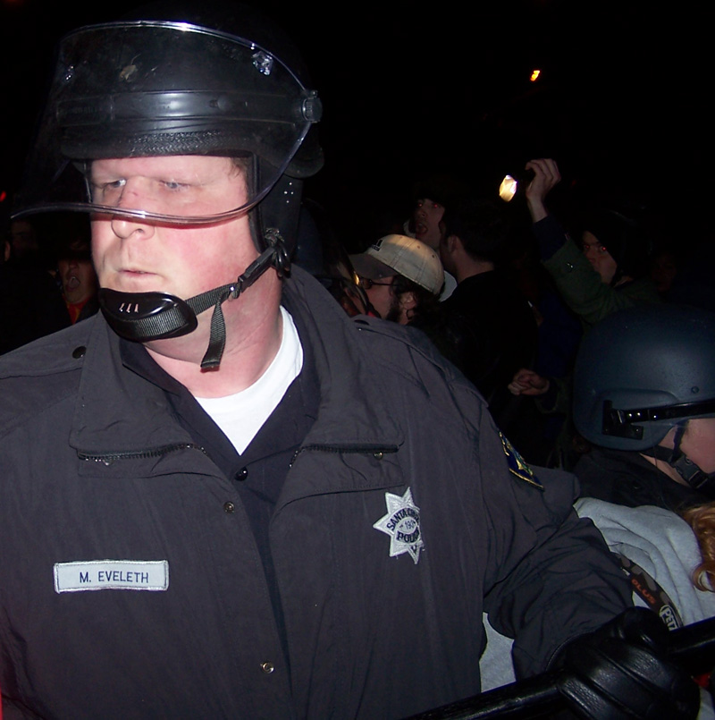 Bad Cop Santa Cruz: SCPD and UCSC Police Brutally Break Up Peaceful ...
