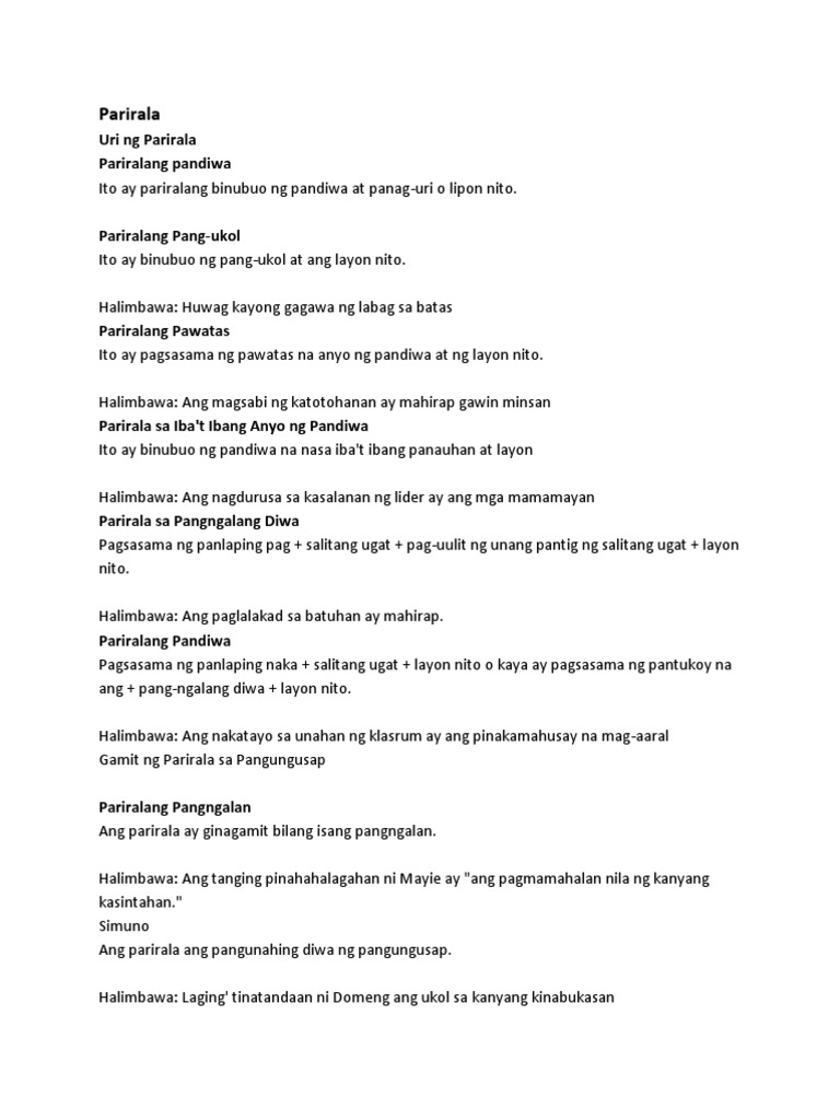 halimbawa ng parirala - philippin news collections