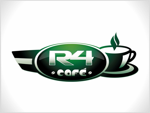 Logo R4 Café ~ Logotipos